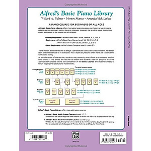 Alfred's Basic Piano Prep Course Lesson Book, Bk D: For the Young Beginner (Alfred's Basic Piano Library, Bk D)
