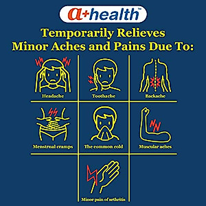 A+Health Ibuprofen 200 Mg Softgels, Pain Reliever/Fever Reducer (NSAID), Made in USA, 300 Count