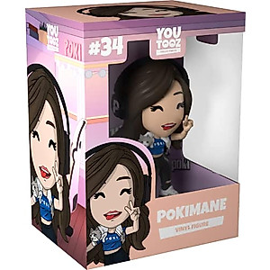 Youtooz Pokimane #34 4.2" inch Vinyl Figure, Collectible Streamer E-Girl Figure from The Youtooz Gaming Collection