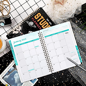 Student Planner 2024-2025 - Student Planner for Academic Year 2024-2025, July 2024 - June 2025, 8.46'' x 6.37'', Weekly & Monthly Pages with Holidays, Tabs, Stickers, Ruler, Pocket