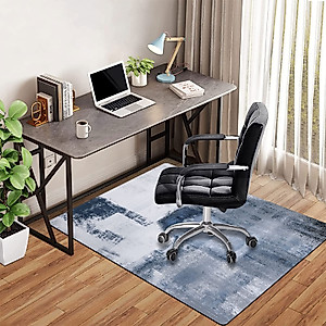 Pauwer Office Chair Mat for Hardwood Floors, 36'' x 48'' Computer Gaming Rolling Chair Mat, Low-Pile Desk Chair Mat Floor Mat Carpet Large Anti-Slip Floor Protector for Home Office