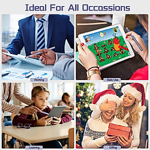 Stylus Pen for Touch Screens, Penyeah 3 in 1 Magnetic Disc/Rubber/Hard Mesh Tip Stylus,Universal High Precison Touch Screen Pen Stylist for All Capacitive Touch Screens-Gray