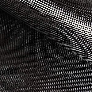 Fibre Glast Carbon Fiber Cloth Mat – High Strength Lightweight Aerodynamic Graphite Fabric for Auto, Aerospace, Boat Builds & Repairs – Epoxy & Resin Compatible, Black, 6 Oz, 3 Yards – Made in USA