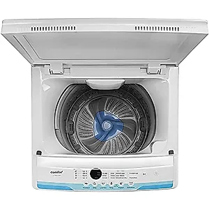 COMFEE’ Washing Machine 2.0 Cu.ft LED Portable Washing Machine and Washer Lavadora Portátil Compact Laundry, 6 Modes, Energy Saving, Child Lock for RV, Dorm, Apartment Ivory White