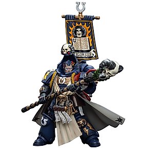 JOYTOY 1/18 Warhammer 40,000 Action Figure Ultramarines Chief Librarian Tigurius Collection Model (4.2 inch)