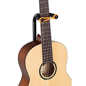 Ortega Guitars Acoustic & Electric Guitar Stand w/Tripod Legs and Cradle for Single Instrument-Black (OGS-1BK)