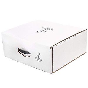 UTRAFINO Premium Travel Hatbox Montecristi Panama Hat, wool or felt hats Case Storege WHITE