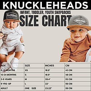 Knuckleheads Little Threads Toddler Boy Outfit/Snap Back/Baseball Hat - Baby Bubba Trucker Cap - Infant Newborn Youth Flat Brim Patch Sun Hat (M 2-5 Years, Bubba Blue)