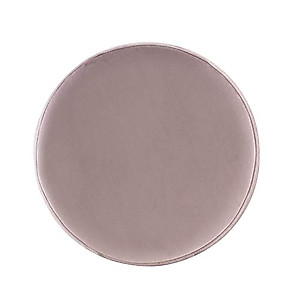 Linon Pink and Gold Vanity and Accent Dalilah Stool