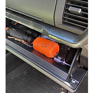 Emergency/Survival Bivvy Bag - Mylar Sleeping Bag, Survival shelter, Reflects 90% Body Heat, Hiking, Camping, Outdoors, Fishing, Hunting, overlanding, Scouts, Ripstop Carry Bag w/Whistle (Orange)