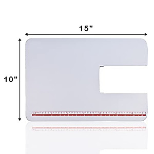 Heavy Duty Sewing Machines Extension Table for Singer 4411, 4423, 4432, 4452 Mechanical Heavy Duty Sewing Machines, Grey