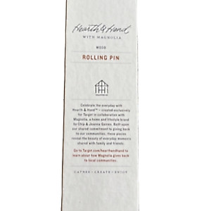 Hearth & Hand with Magnolia Dark Brown French Tapered Wood Rolling Pin