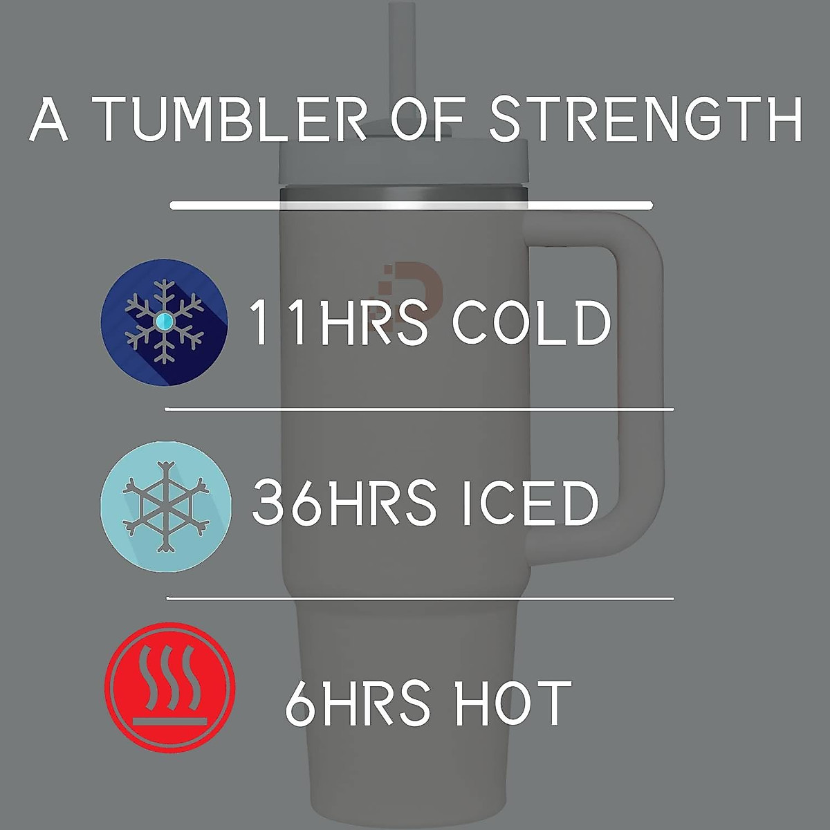 Acuewuja 30oz/890ml Tumbler With Handle, Lid, Straw And Silicone Boot Reusable Double Wall Vacuum 18/8 Stainless Steel Coffee Travel Mug Portable Insulated Beer Cup (Rose Quartz)