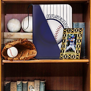 BRGHOMEL Baseball Card Binder with Sleeves, 900 Pockets Display Baseball Card Holder for Baseball Trading Cards, Carrying Trading Card Binder, Organizer for Sports Card and Other TCG