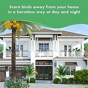 Bird Blinder Triple Thick Repellent Scare Tape (Double Sided) - Reflective Bird Deterrent - Scare Birds Away, Geese, Pigeon, Duck, Woodpecker - Anti Bird Outdoor Devices 147 feet x 2 inches