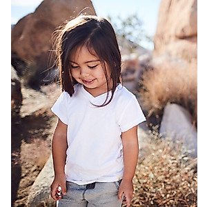 Burt's Bees Baby baby boys T-shirt, Short Sleeve V-neck Crewneck Tees, 100% Organic Cotton infant and toddler t shirts, Heather Grey V-neck, 6-9 Months US