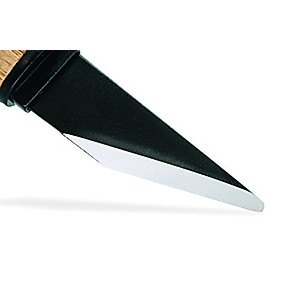 Kiridashi Craft Pocket Knife Japanese Steel Blade Wooden Handle with Sheath for Right-handed