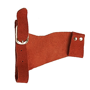 TOPARCHERY Arrow Gloves 2 Finger Protective Guard Leather for Right Left Hand Hunting Shooting Target Recurve Horse Bow