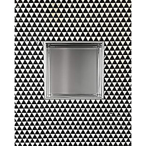 Shower Niche – NO TILE NEEDED 12" x 12" Polished Chrome Single Shelf Organizer, Square – Best Modern In Wall Bathroom Accessory for Shower or Tub Storage | Nook Insert Holds Soap, Bottles, Toiletries