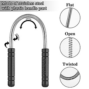 4 Pieces Facial Hair Remover Spring Eyebrow Face Epilator Coil Portable Hair Remover Spring Threading Tool for Women Chin Cheek Mustache Upper Lip