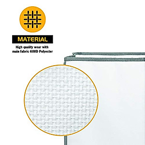 HOMESTEAD Collapsible Laundry Basket, 18.5 Gal. (70L) Laundry tote bag with Strong handles, Water resistant for Bedroom, Laundry room, or Bathroom