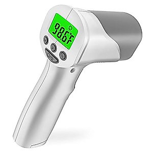 Medical Grade Clinical F-Doc Forehead Thermometer for Adults and Kids v2X, Digital Thermometer, Infrared No Touch Temporal Laser Gun for Indoor and Outdoor, Non-Contact Touchless and Safe, 1s Results