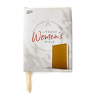 CSB Lifeway Women's Bible, Camel Cloth Over Board, Black Letter, Single-Column, Wide-Margins, Devotions, Articles, Word Studies, Character Profiles, Easy-to-Read Bible Serif Type