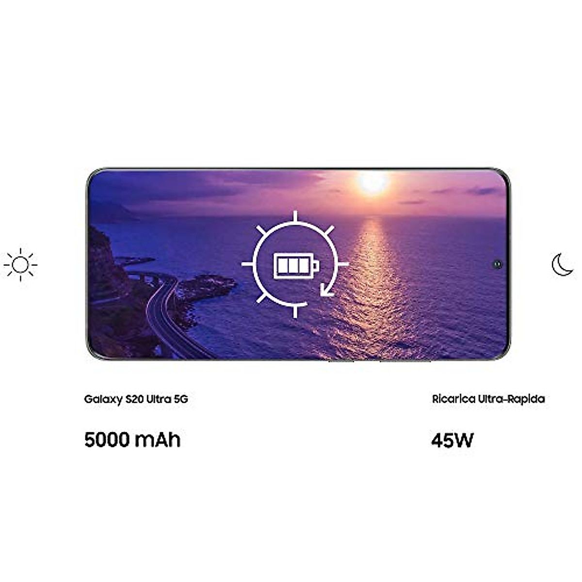 Samsung S20 Ultra 5G Factory Unlocked SM-G988U1 Cosmic Black 128GB - US Warranty (Renewed)