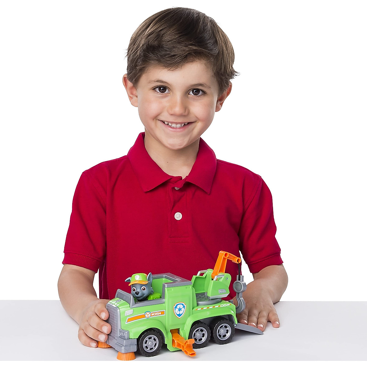 Paw Patrol Rocky’s Ultimate Rescue Recycling Truck with Moving Crane and Flip-Open Ramp