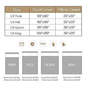 Sleepwish Colorful Dachshund Bedding King Size 3 Pieces Wiener Dog Bed Spread Geometric Black Puppy Duvet Cover