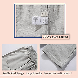 HZXVic Toddler Baby Boys Shorts, Summer Cotton Shorts for Kids Girls, 3 Pack Childrens Jogger Pants（Light Dark gray-3T）