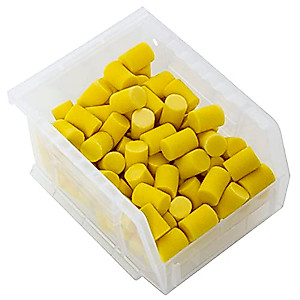 Akro-Mils 30210 AkroBins Plastic Hanging Stackable Storage Organizer Bin, 5-Inch x 4-Inch x 3-Inch, Clear, 24-Pack