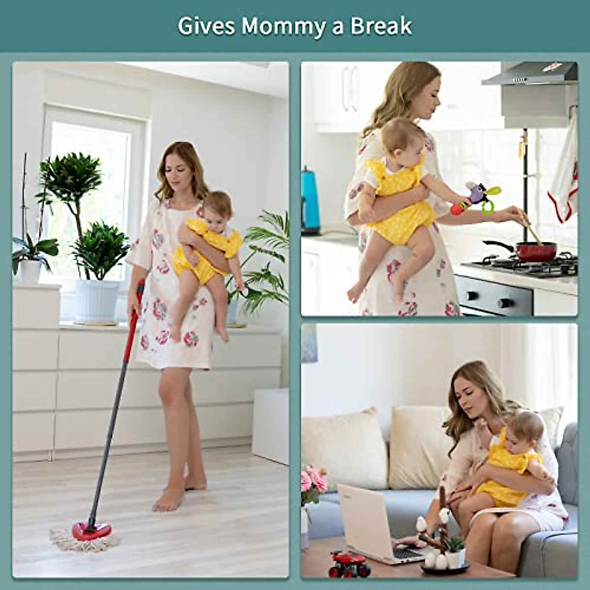 Baby playpen, Upgrade Play pens for Babies and Toddlers with Thickened Bottom, Sturdy Infant Activity Center Prevent Climbing Safe and No Gaps.(50”×50”)