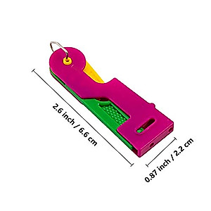 Automatic Needle Threading Device, Self Thread Guide Hand Plastic Sewing Needle Device Solve The Frustrating Needle Threading Problem Fit, Easy Use and Carry, Random Color 3 Pack