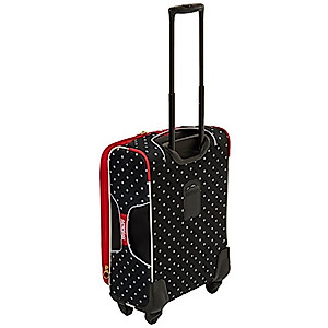 American Tourister Disney Softside Luggage with Spinner Wheels, Minnie Mouse Red Bow, 21-Inch