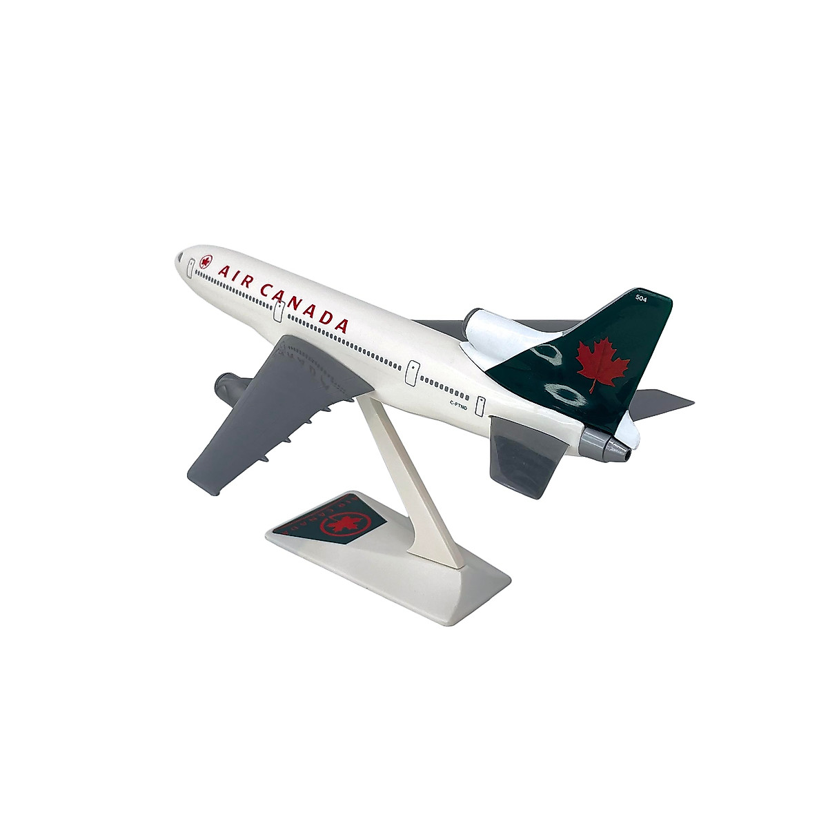 Flight Miniatures Air Canada Lockheed L-1011, 1:250 Scale - 1994 Colors Display Model in Flight - 5.98" x 2.01" x 0.98"; 3.17 OZ - ALK-10110I-014. Landing Gear Not Included