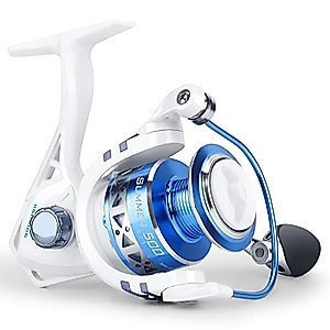 KastKing Centron Lite Spinning Reel, Size 500 Fishing Reel, White, Ultralight for Ice Fishing