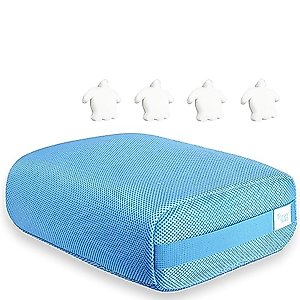 Hot Tub Booster Seat and Jacuzzi Spa Accessory, Indoor and Outdoor Use, Non-Slip Micro Dot Bottom, Fast Drying Pillow, Washable Cover.