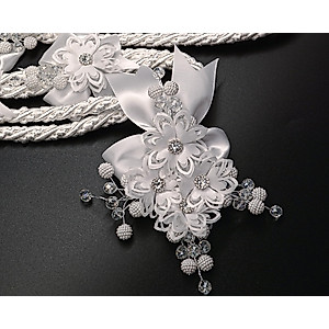 Lassos Boutique Ivory White Wedding Lasso Rope Traditional Lazo Cord (White)