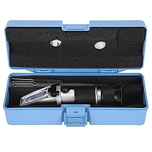 0-80% Brix Meter Refractometer, Portable Hand Held Sugar Content Measurement for Sugar, Food, Fruit, Beverages Honey
