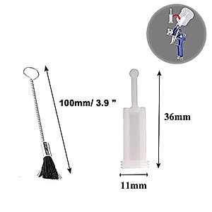 Terberl 27 Piece Spray Gun Cleaning Kit with Spray Gun Filters, Paint Gun Cleaning Kit Airbrush Cleaning Kit for HVLP Gravity, Suction, Detail Paint Guns, Airbrush, Air Paint Spray Gun