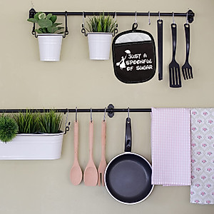 ZJXHPO Movie Inspire Gift Just A Spoonful of Sugar Pot Holder Baking Hot Pads Pocket Pot Holder (Spoonful of Sugar)