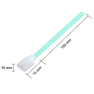 100pc 5.11" Square Rectangle Foam Cleaning Swab Sticks for Solvent Format Inkjet Printer Roland Optical Equipment
