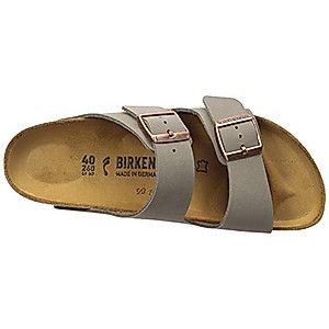 Birkenstock Unisex Arizona Stone Birkibuc Sandals - 39 M EU