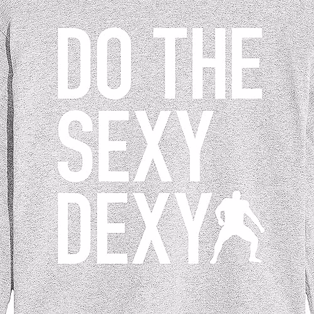 Instant Message - Do The Sexy Dexy - Juniors Cropped Long Sleeve T-Shirt - Size X-Large Athletic Heather