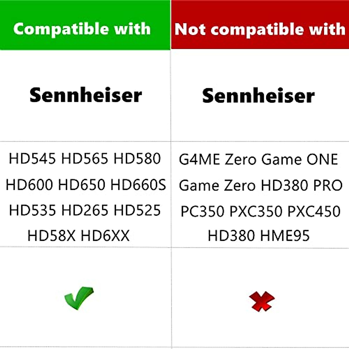 TaiZiChangQin Ear Pads Ear Cushions Earpads Replacement Compatible with Sennheiser HD545 HD565 HD580 HD650 HD660S HD535 HD265 HD525 HD58X HD6XX Headphone