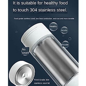 Small Travel Kettle Electric Water Boiler, Portable Electric Kettle, Stainless Materials Automatic Shut off and Dry Protection , 4 Preset Heat Setting for Coffee, Tea, Milk