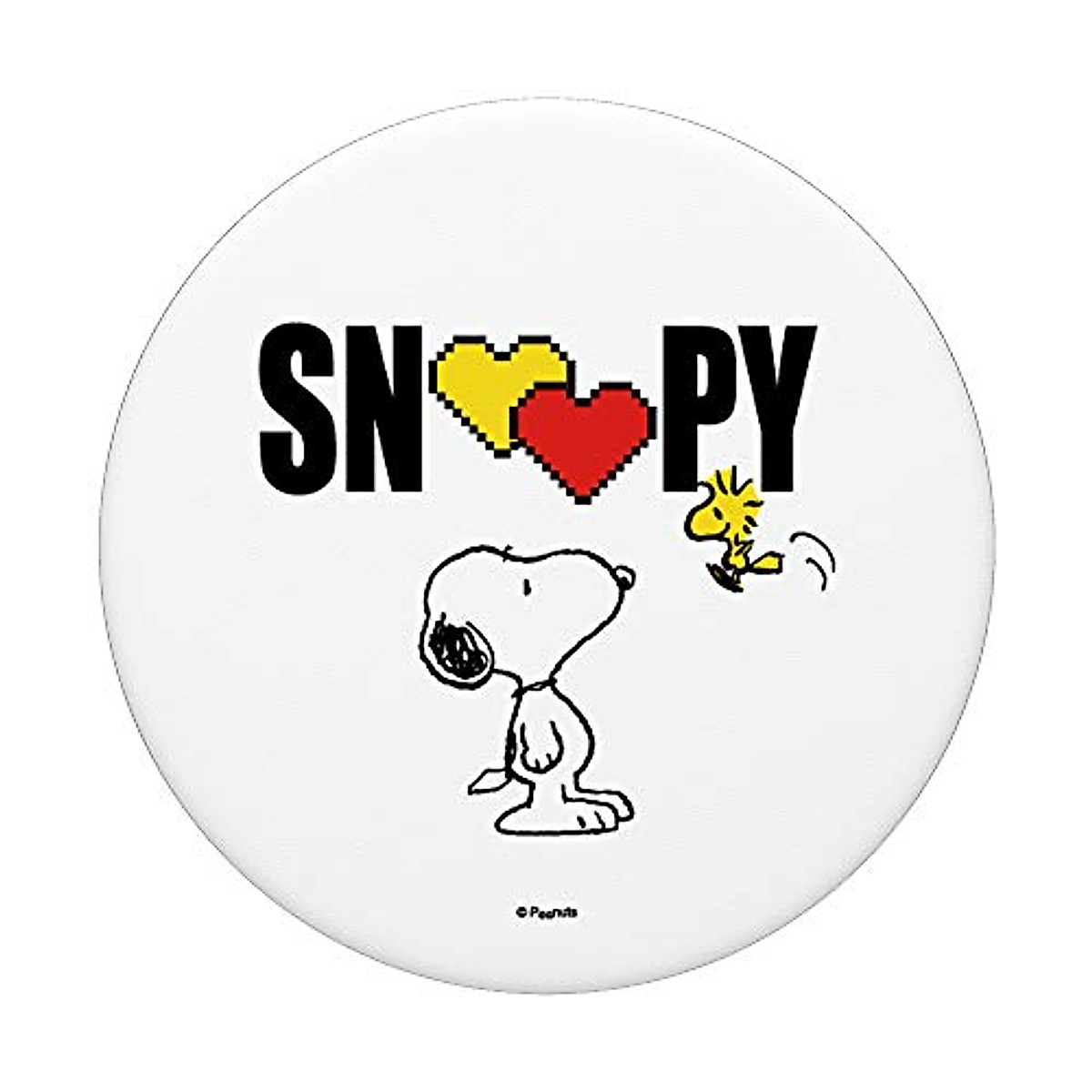 Peanuts Valentine Snoopy Love PopSockets PopGrip: Swappable Grip for Phones & Tablets