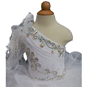 Junguan Infant Girls Wedding Party Gowns Newborn Pageant Tutu Cupcake Dress 6 US Yellow