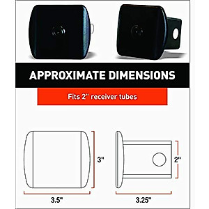 HitchVision Trailer Hitch Backup Camera ABS-Satin Black Rearview 170 Degree Angle, Cars/Trucks/Jeeps/SUV, Hitch Cover